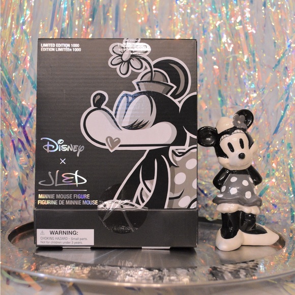 Disney | Art | Jled X Disney Minnie Black White Vinyl Figurine | Poshmark